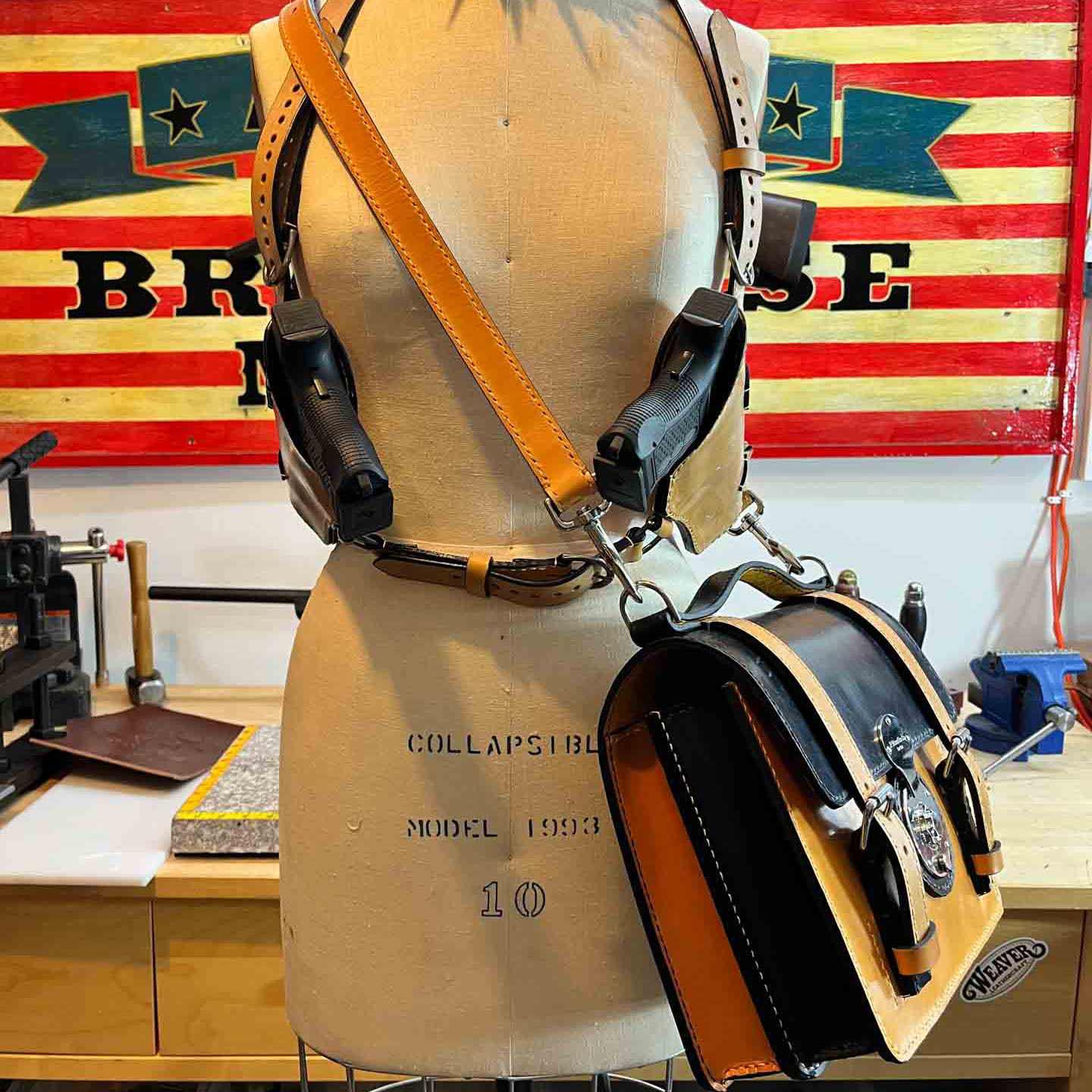 m10 – Double Strap English Bridle Leather Crossbody Mini Case ...